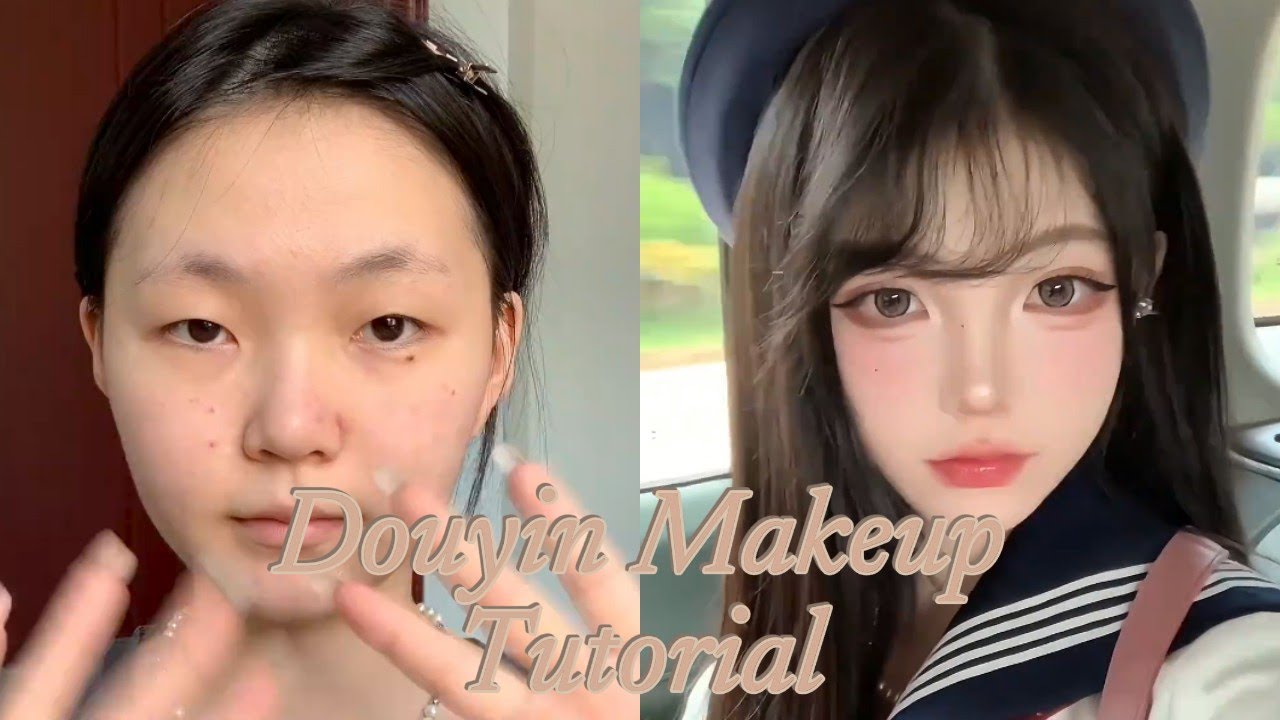 눈 10배 커지는 메이크업 튜토리얼 😝💓 douyin makeup tutorial - YouTube
