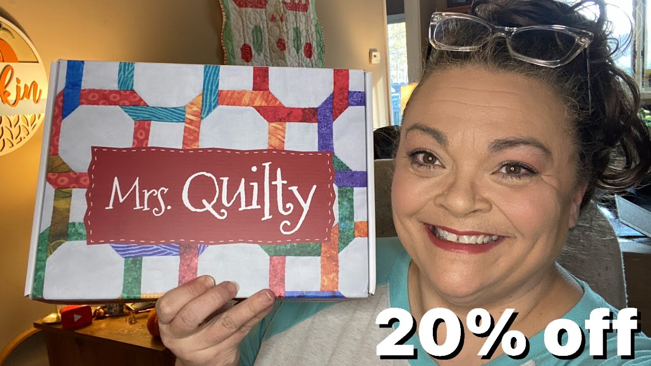 Mrs Quilty - Box 3 - 2024 - 20% off - YouTube