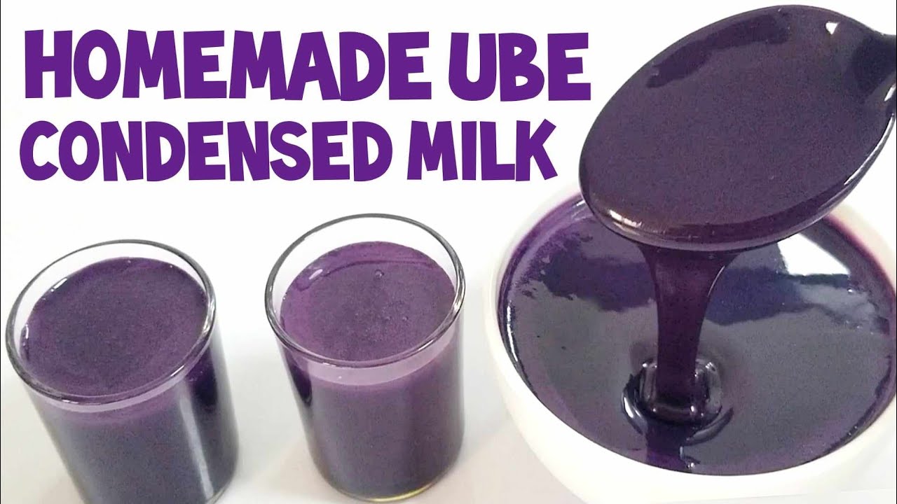 PAANO GUMAWA NG UBE CONDENSED MILK STEP BY STEP || GLEN J #FOOD - YouTube