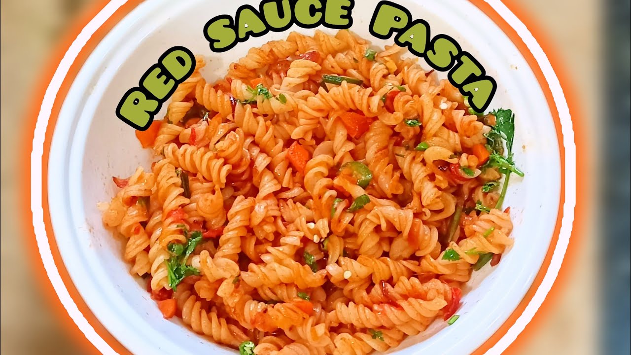 Red Sauce Pasta Recipe 🍝 | Pasta Recipe | Red Sauce Macaroni 😋 - YouTube