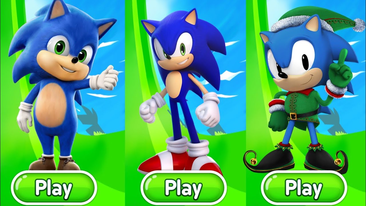 Sonic Dash - baby sonic vs Sonic Vs elf classic Sonic Vs all Boss - All ...