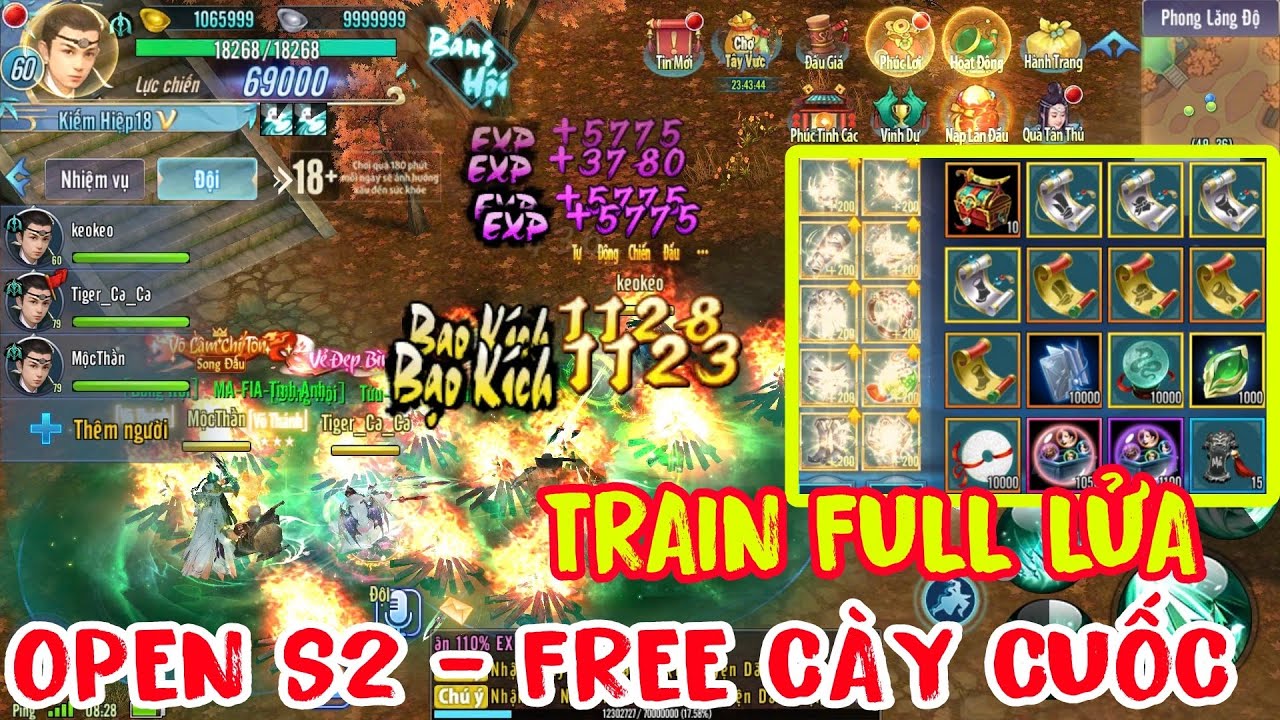 VLTK Mobile Lậu Mới Ra S2 2024 - Lửa Ngập Map , Train Full Tiền , Full ...