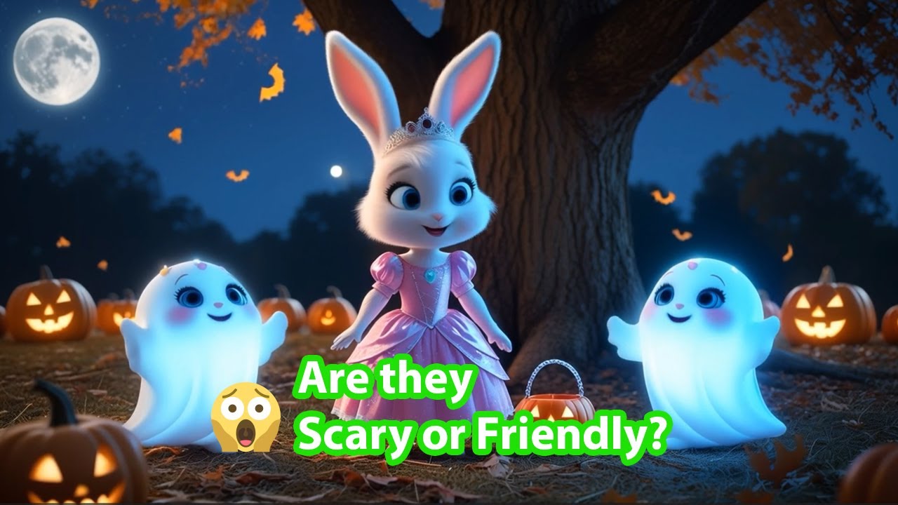 The Friendly Halloween Ghosts 👻🎃 | Spooky but Sweet Story for Kids ...