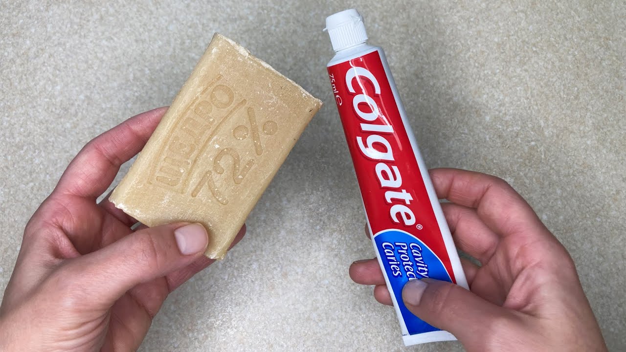 Mix TOOTHPASTE with SOAP, and you will never have this problem again ...