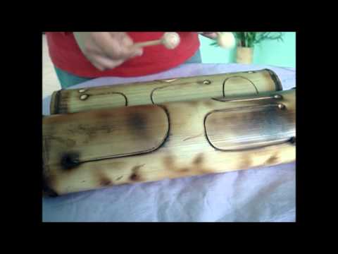 bongo de bambu - YouTube