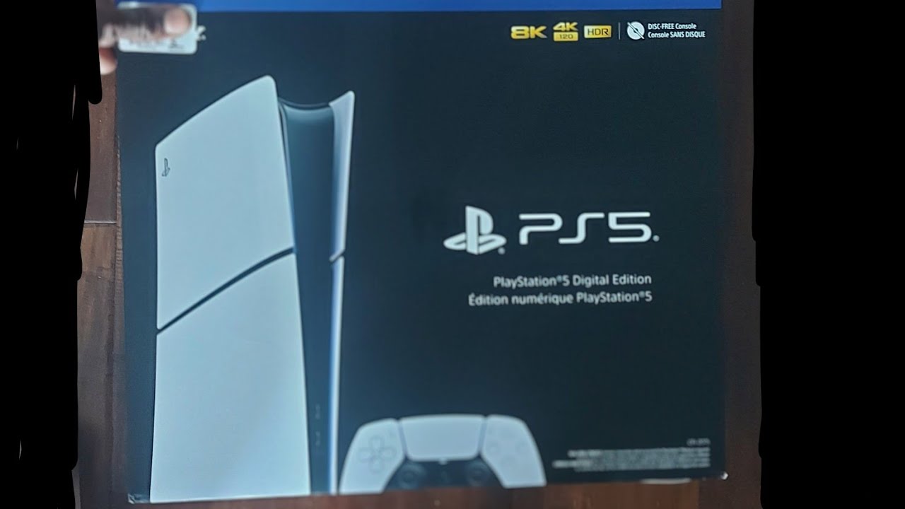 PS5 Slim Unboxing ( Digital Edition ) + SET UP - YouTube