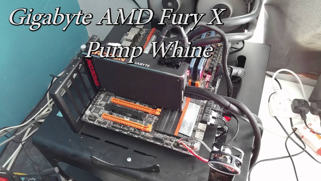 Gigabyte Fury X with Pump Whine - YouTube
