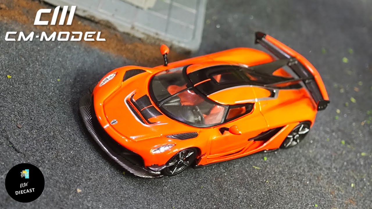 Koenigsegg Jesko Orange by CM Model 1/64 | UNBOXING and REVIEW - YouTube