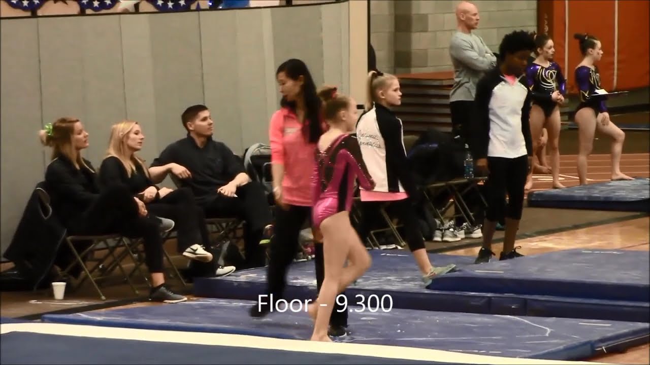 11 year old Ava. Ohio states level 9 - YouTube