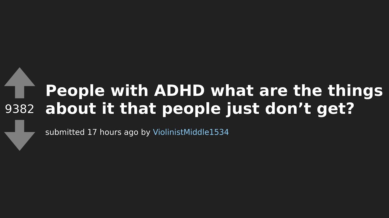 Unlocking the Truth: ADHD Misconceptions Explained by Reddit Users! - YouTube