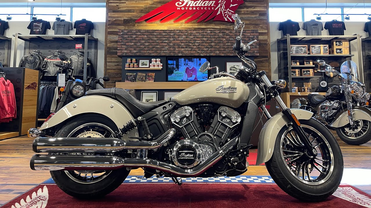 2023 Indian Scout ABS Silver Quartz Metallic - YouTube