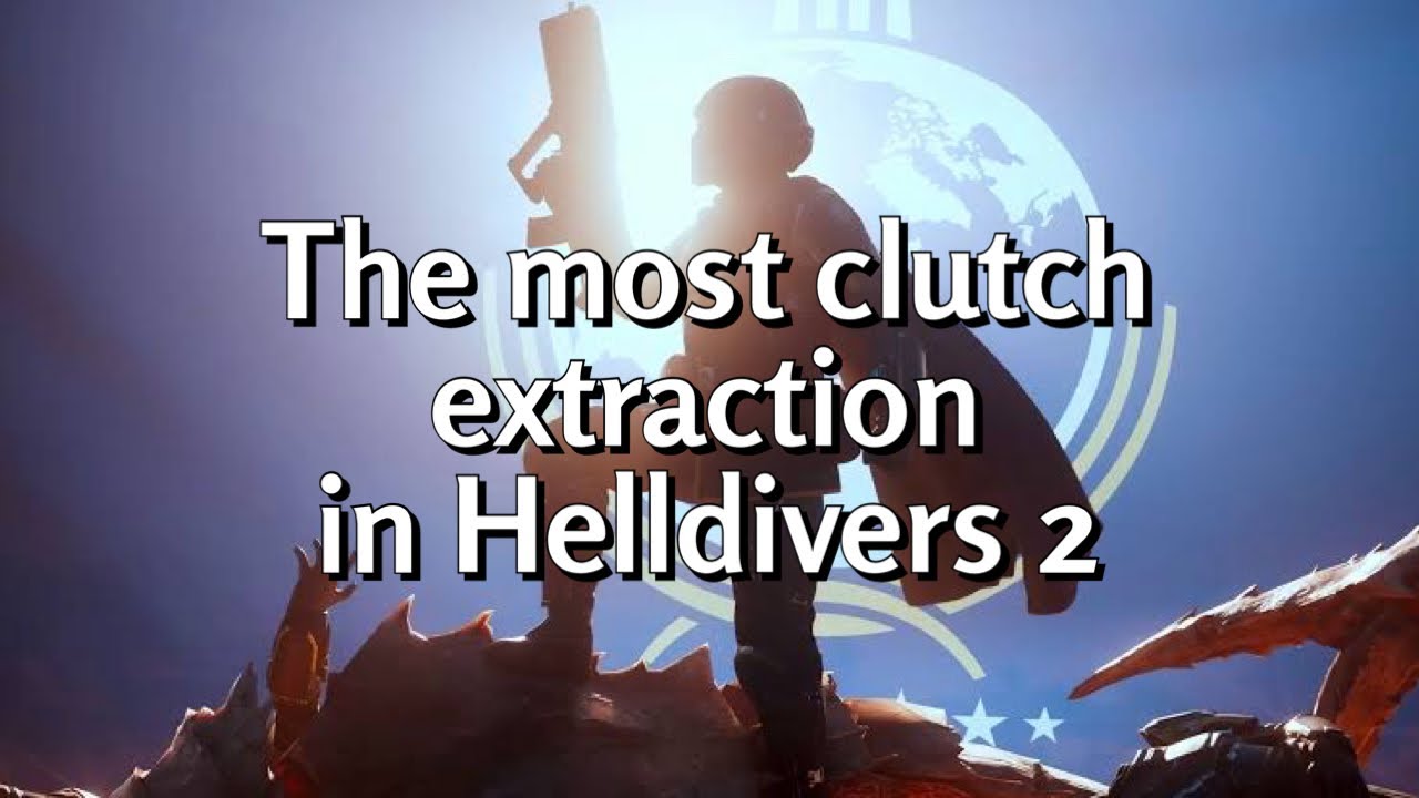 The most intense solo extraction in Helldivers 2 - YouTube