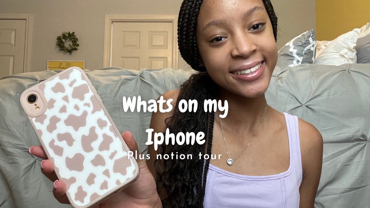 WHATS ON MY IPHONE + NOTION 💻📱⭐️ - YouTube