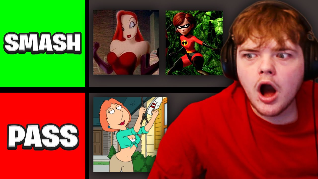 SMASH OR PASS FEMALE CARTOON CHARACTERS TIERLIST! - YouTube
