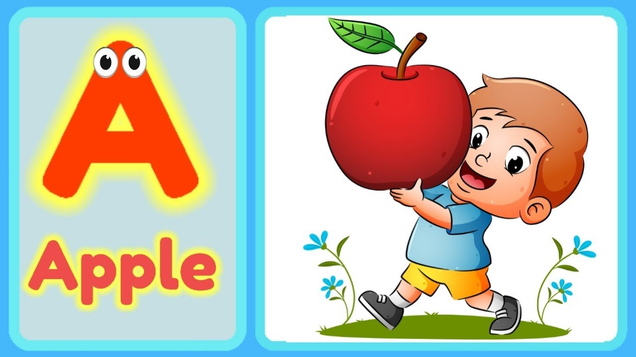 The A Song (Uppercase) | Letter A Words for kids Words starting with A ...