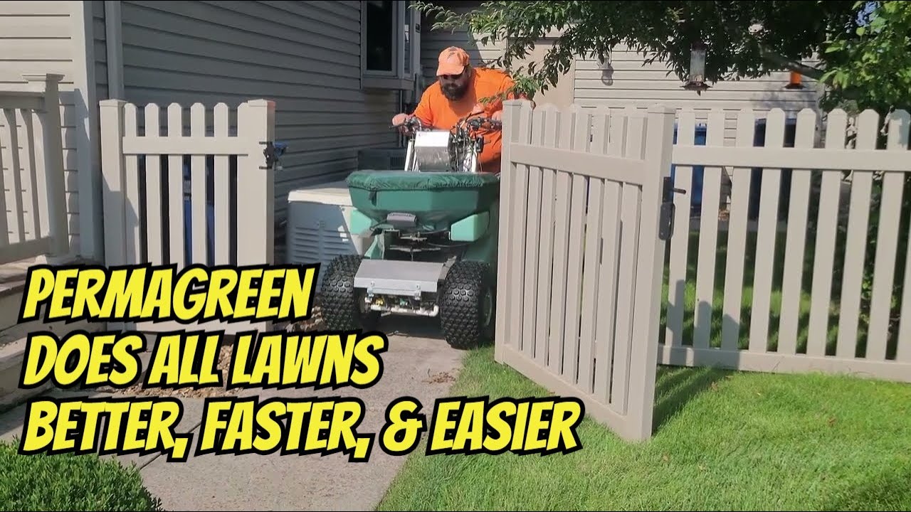 How a Permagreen Triumph Ride On Spreader Sprayer Does All Lawns ...