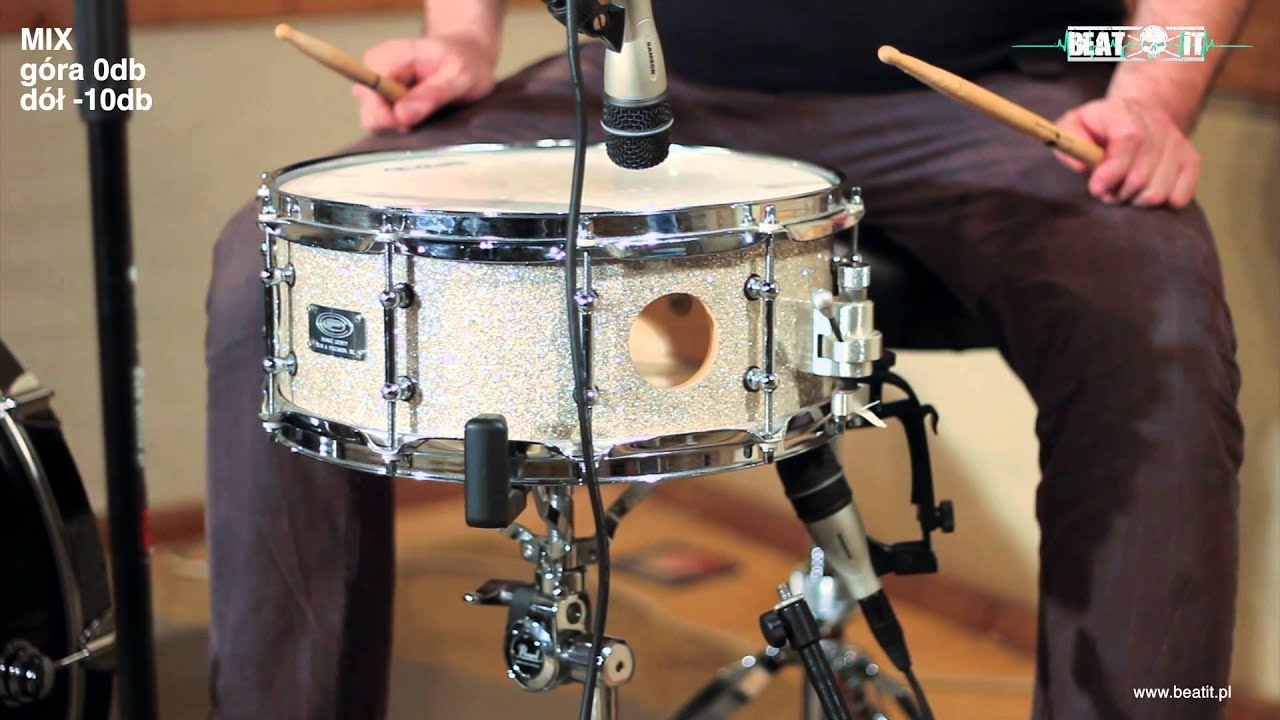 Mikrofon do werbla Samson Q Snare - YouTube