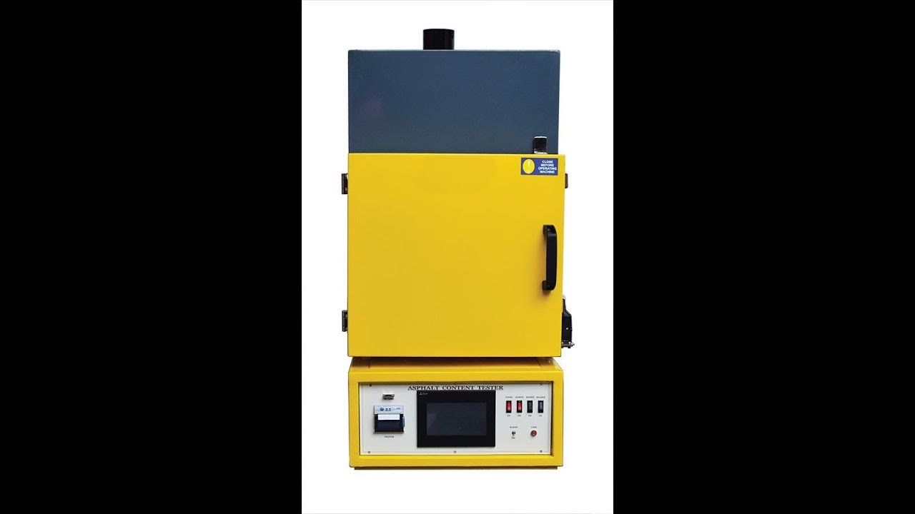 Asphalt Content Tester - YouTube