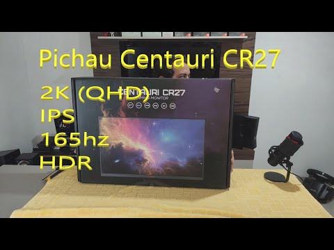 Unboxing Monitor Pichau Centauri CR27, 2K, IPS, 165hz e HDR! - YouTube