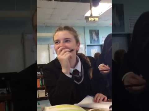 OMG CRAZY BITCH CRAWLS ON FLOOR AND CALLS TEACHER DADDY