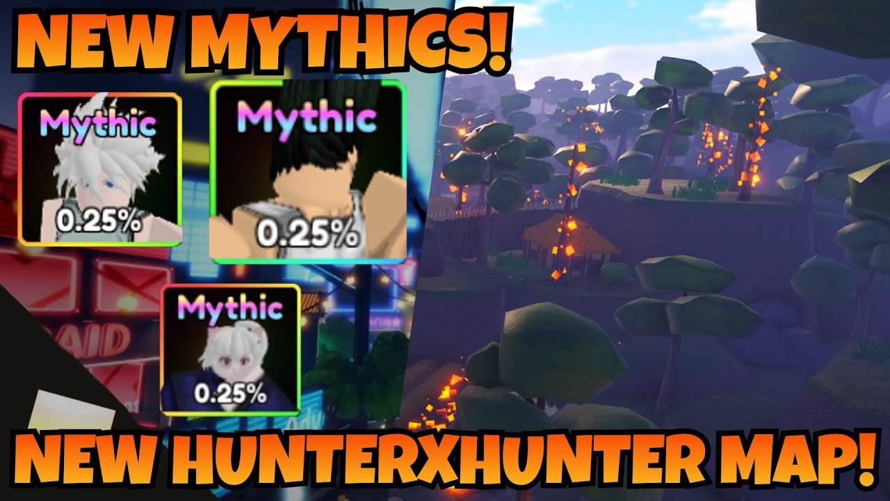 Anime Adventures - NEW HunterXHunter Map! New Mythics + NEW SECRET ...