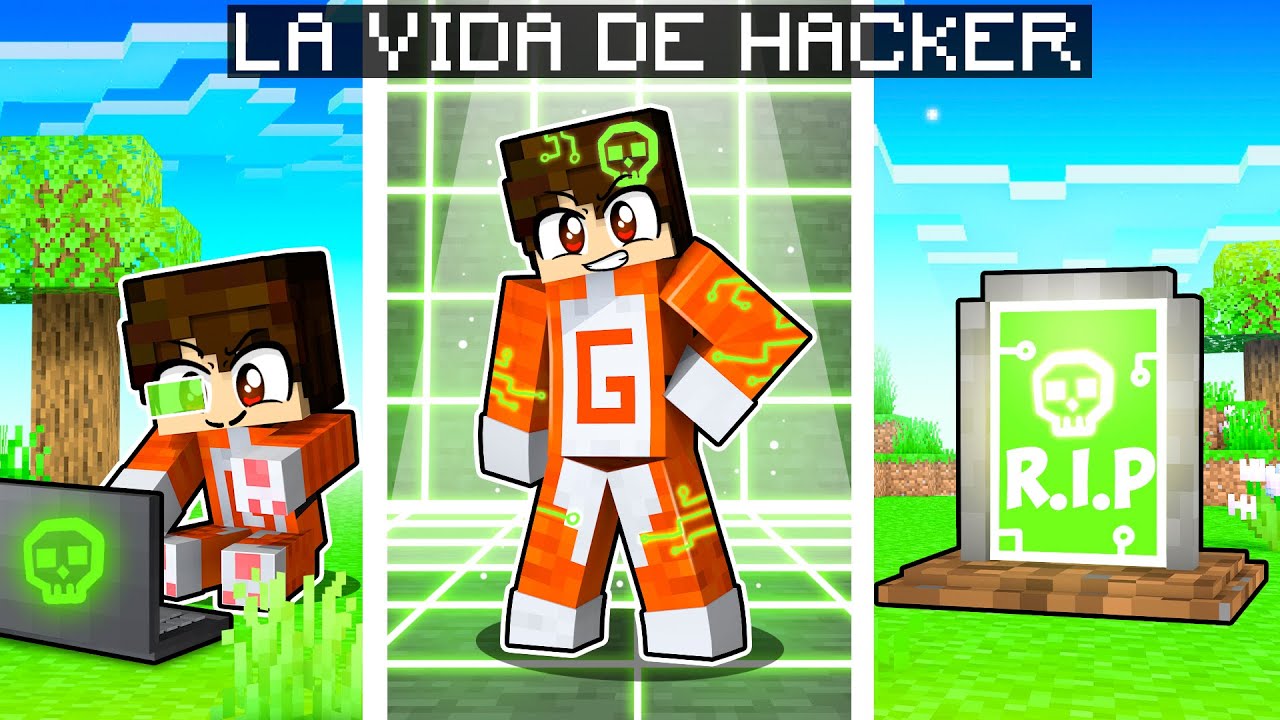 Ciclo de Vida de un HACKER en Minecraft! | Historia de un Hacker - YouTube