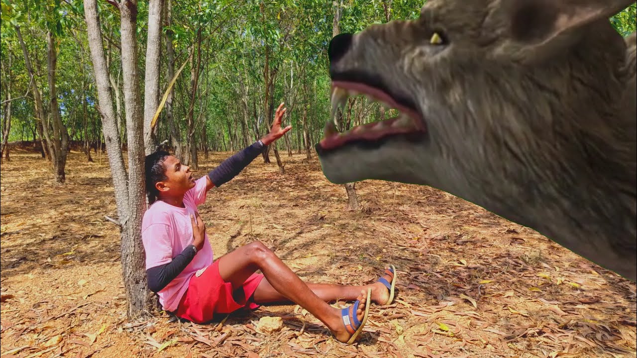 Werewolf Attack Man In Forest ll wolf attack short movie since part 1 ...