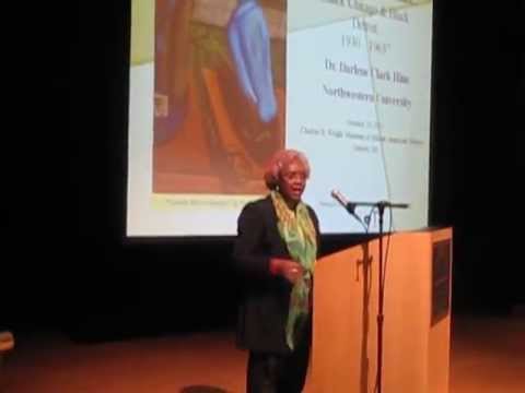 A Scene from Lecture: "... Black Chicago and Detroit, 1930-1965 ...
