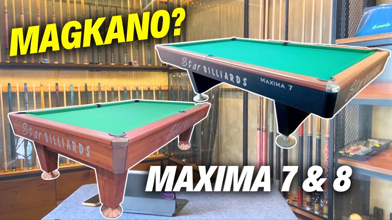MAGKANO benta namin sa Maxima 7 at 8 Star Billiards | Negosyong ...