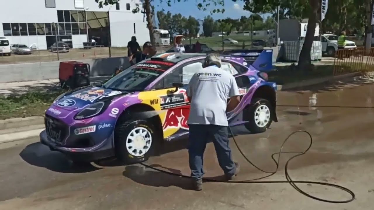 WRC Acropolis Rally 2022 - Carwash Cleaning Rally Car - PeriTroxon.gr ...