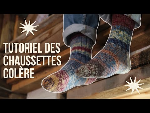 Tricoter les chaussettes Colère de A à Z 🧶