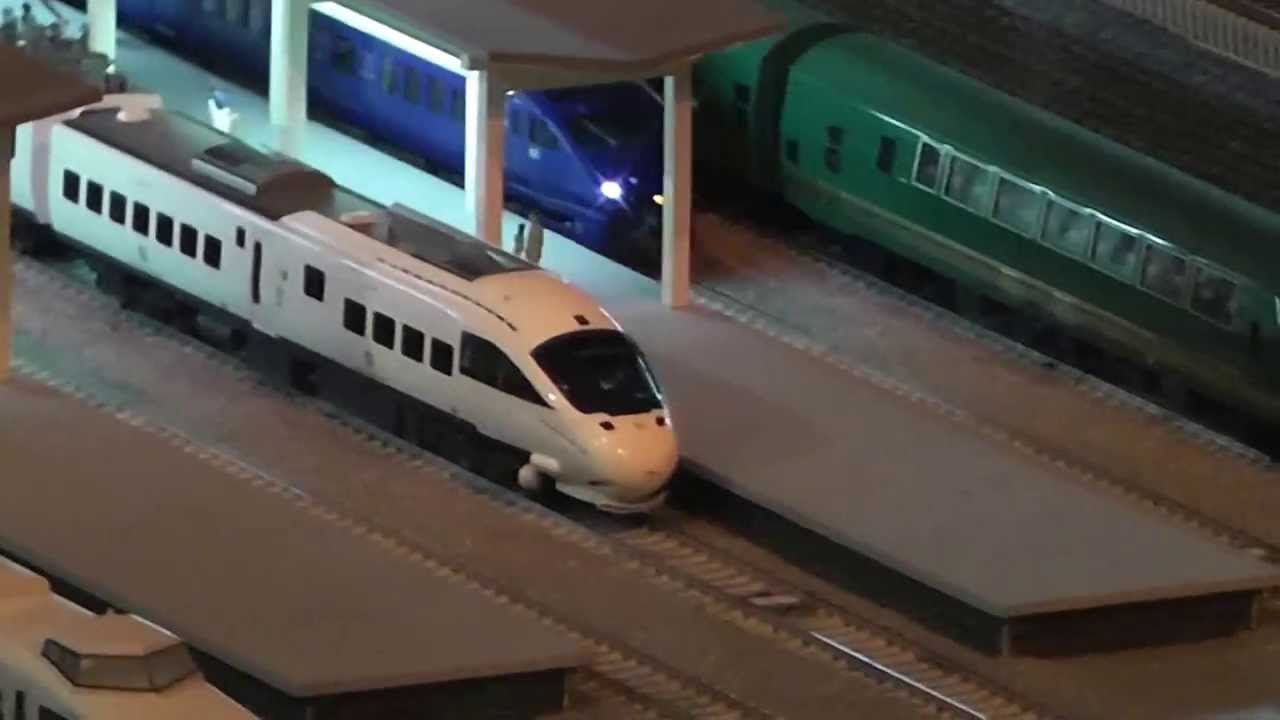 九州鉄道記念館 HOゲージ鉄道模型(九州の鉄道大パノラマ)/Japanese HO scale model train - YouTube