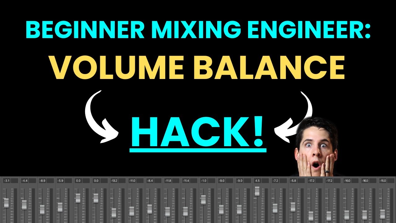 The Secret To Volume Levels As A Beginner Mixer! - YouTube