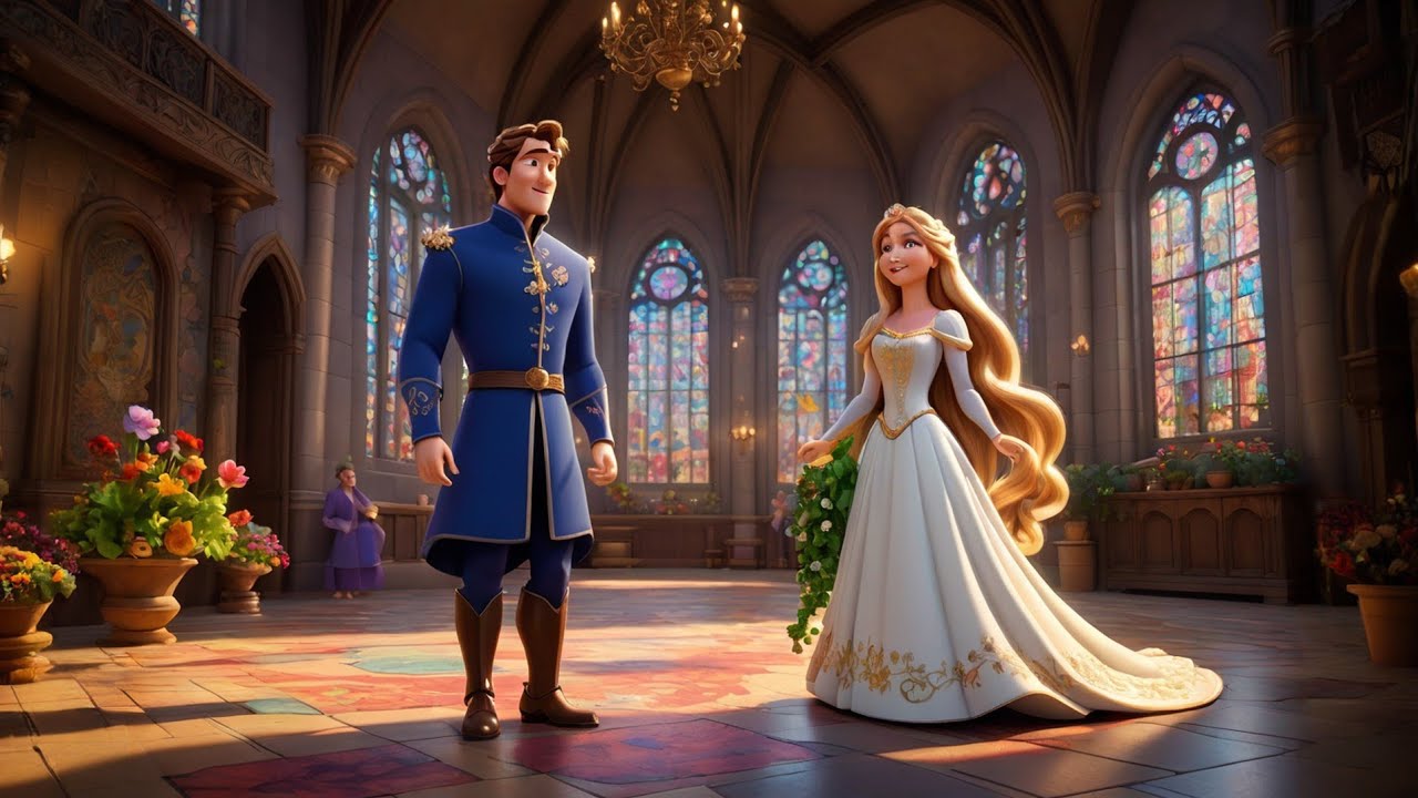 Rapunzel: A Tale of Love and Courage: Bigg hairs: Princess: Magical ...