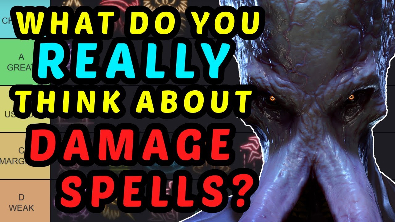 It's ALL DAMAGE - BG3 Spells Tier List - Level 5 - YouTube