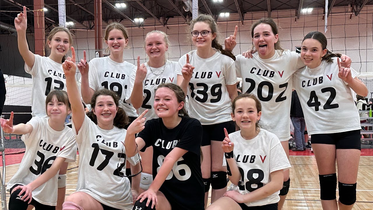 Mia 6th grade club V volleyball star - YouTube