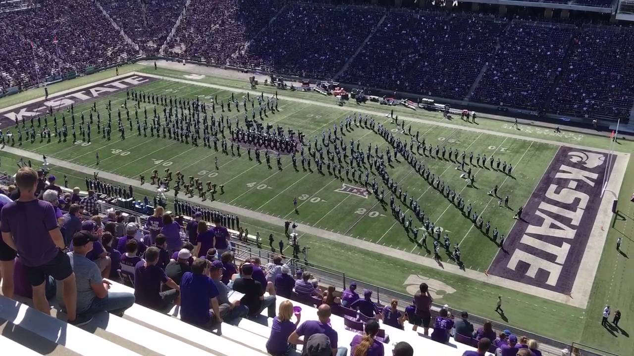 Kansas State University Pride of Wildcat Land Marching Band - YouTube