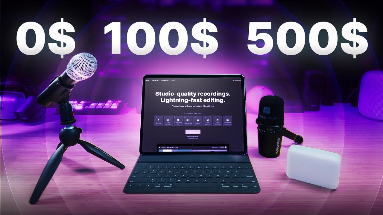 Best Podcast Setup On A Budget in 2025 ($0, $100, $500) - YouTube