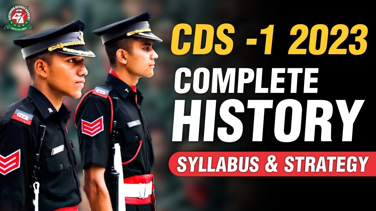 How To Prepare History for CDS-1 2023?| CDS 2023 Exam Syllabus ...