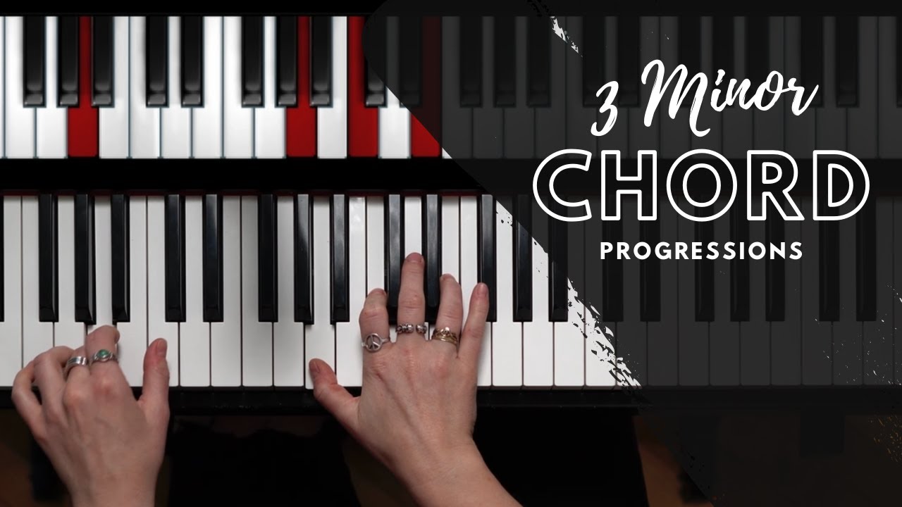 3 beautiful minor chord progressions at the piano - YouTube
