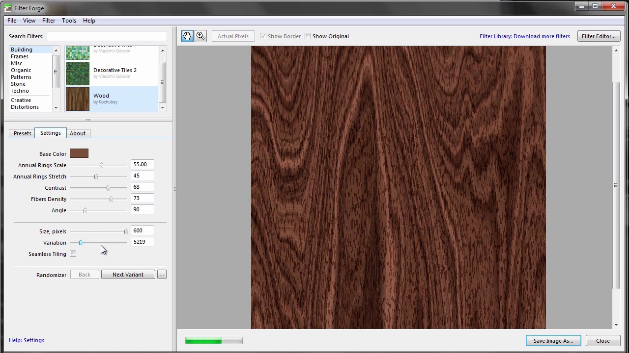 Filter Forge Wood - YouTube