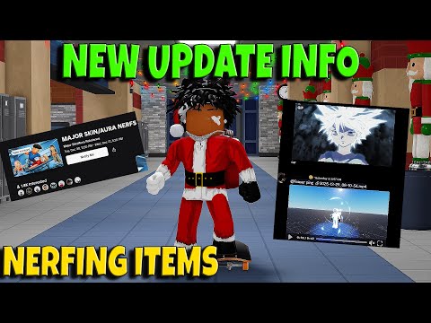 NEW AURA + ALL ITEMS ARE GETTING NERFED! | Roblox Fight In A School