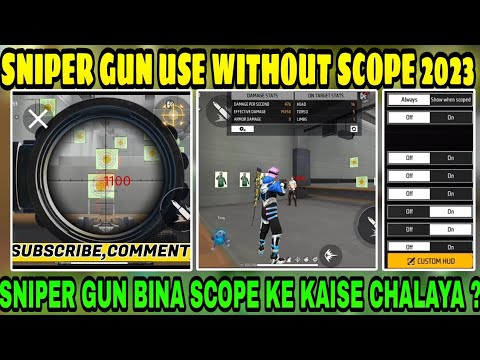Sniper Gun Use Without Scope 2023 || Sniper Gun Bina Scope Ke Kaise ...