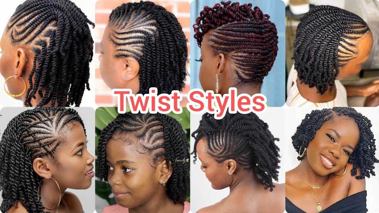 MITINDO MIPYA YA KUTWIST NYWELE/NATURAL HAIR STYLES - YouTube