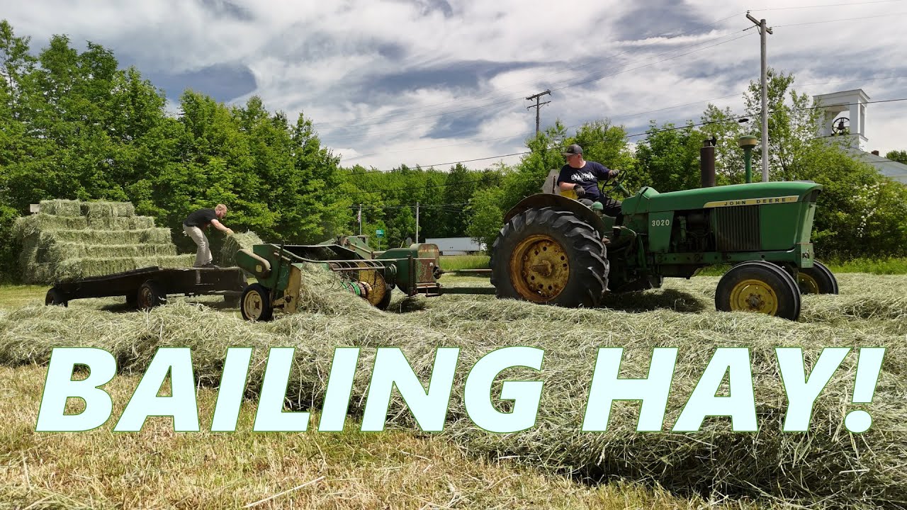 Baling Hay! First Cut. - YouTube