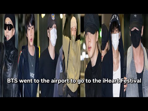 Today BTS at the airport | Namjoon Jin Suga Jhope jimin Taehyung Jungkook together 