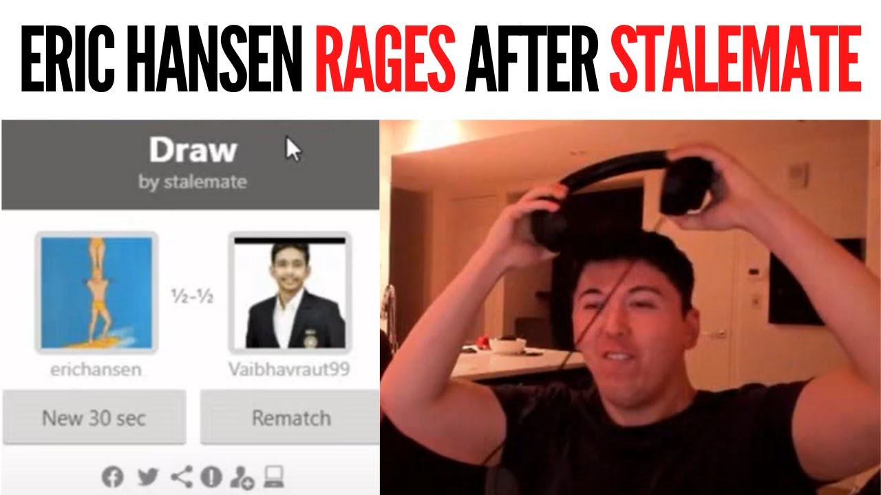 ERIC HANSEN RAGES AFTER STALEMATE! - YouTube