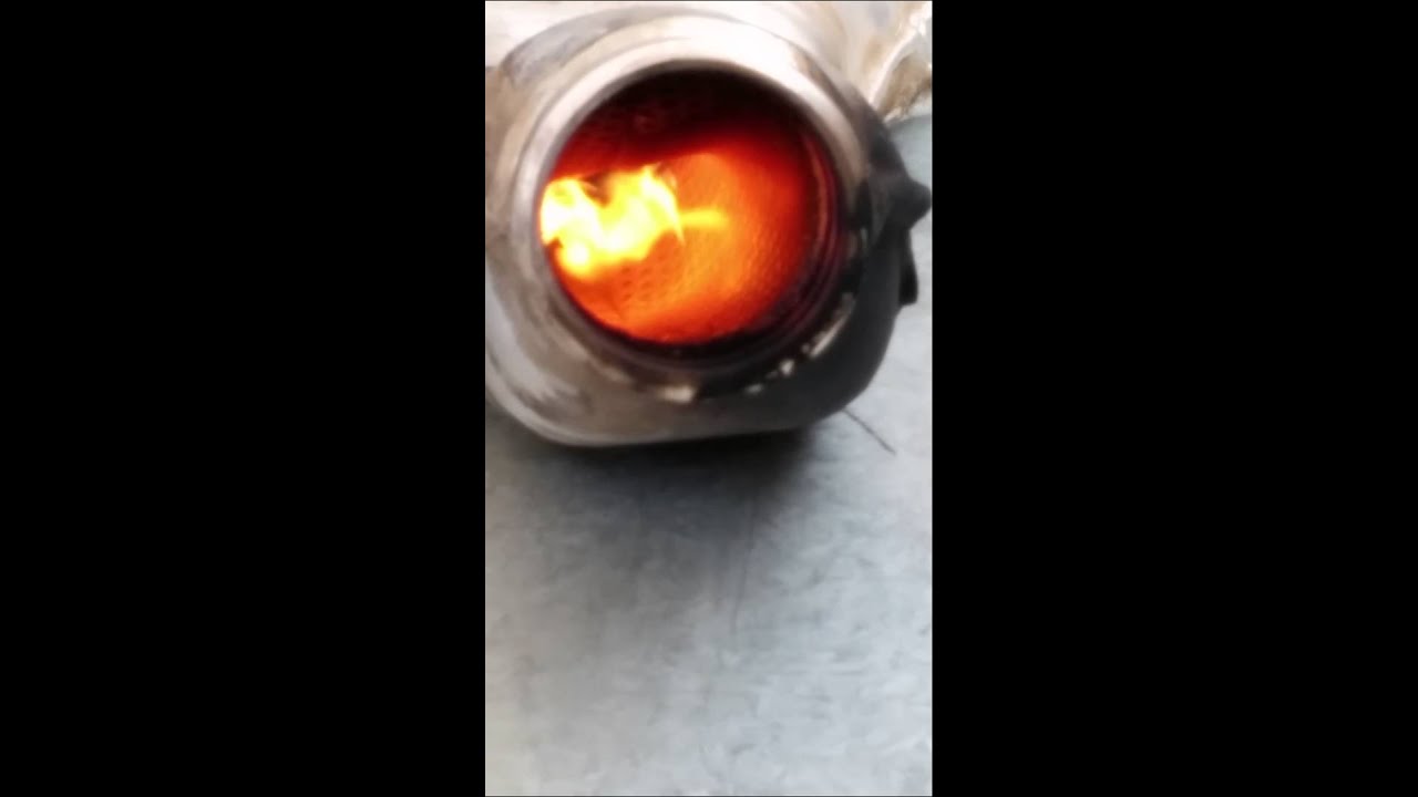 2t pipe burn part 2 using compressed air after preheat with propane ...
