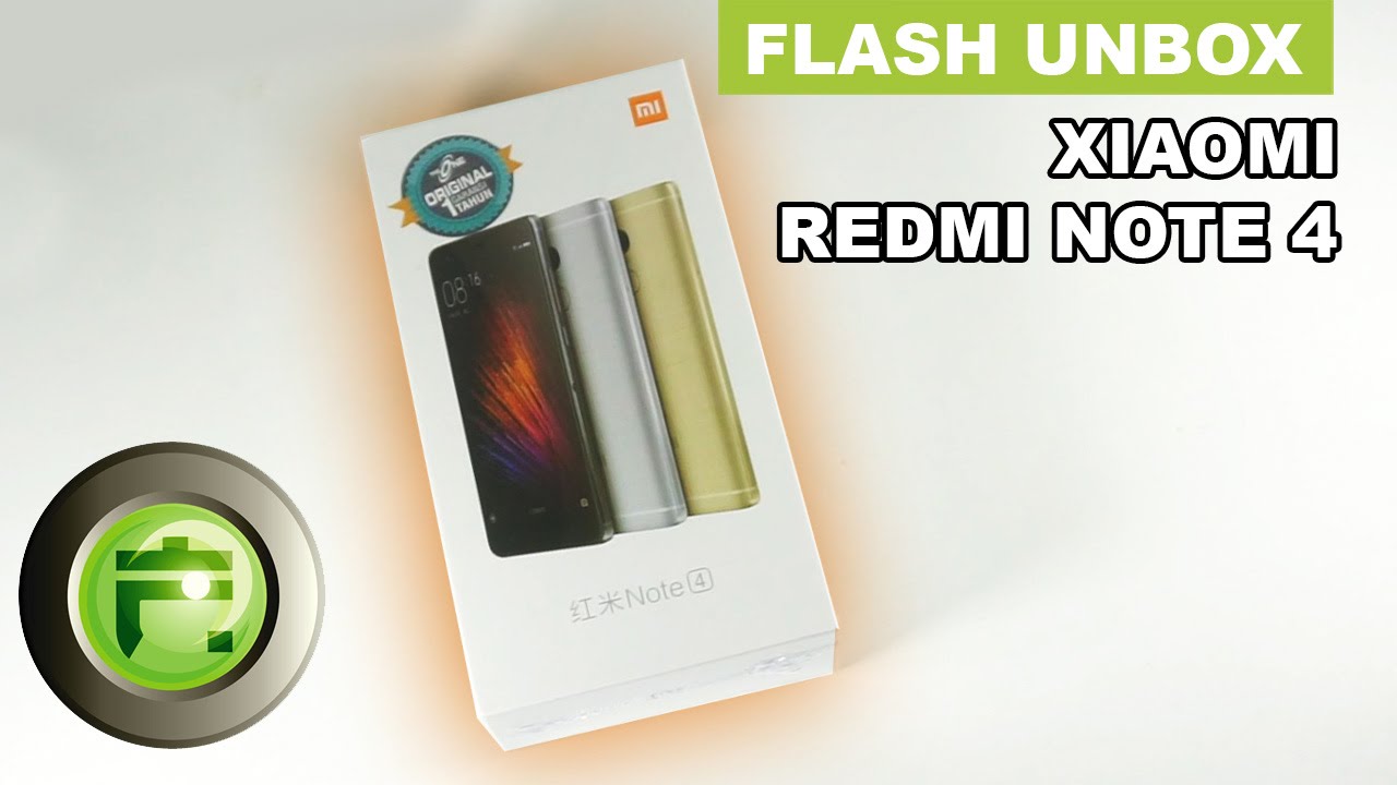 Tampil Beda! - Unboxing Xiaomi Redmi Note 4 - Flash Gadget Store - YouTube