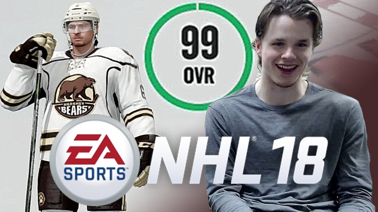 LUCAS JOHANSEN PICKS HIS NHL 18 RATING - Chocolate Hockey Plays - YouTube